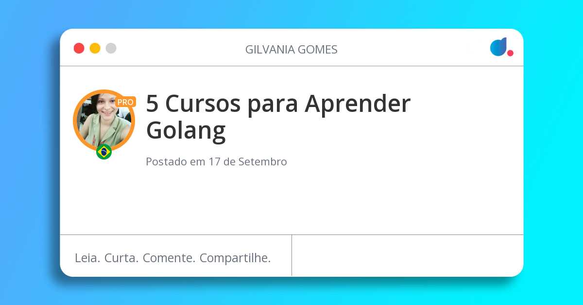 5 Cursos para Aprender Golang