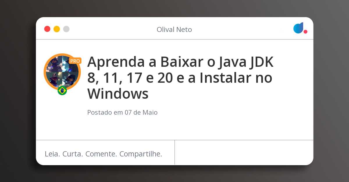 Aprenda a Baixar o Java JDK 8, 11, 17 e 20 e a Instalar no Windows