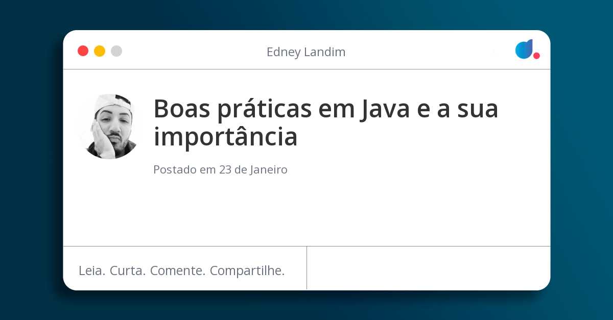 Boas práticas em Java e a sua importância