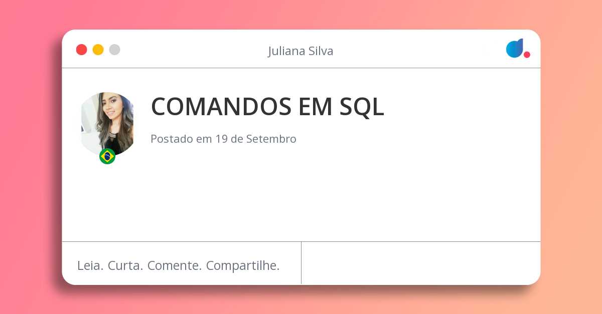 COMANDOS EM SQL