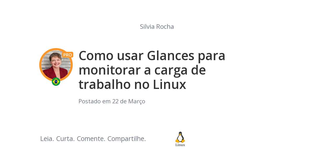 Como usar Glances para monitorar a carga de trabalho no Linux