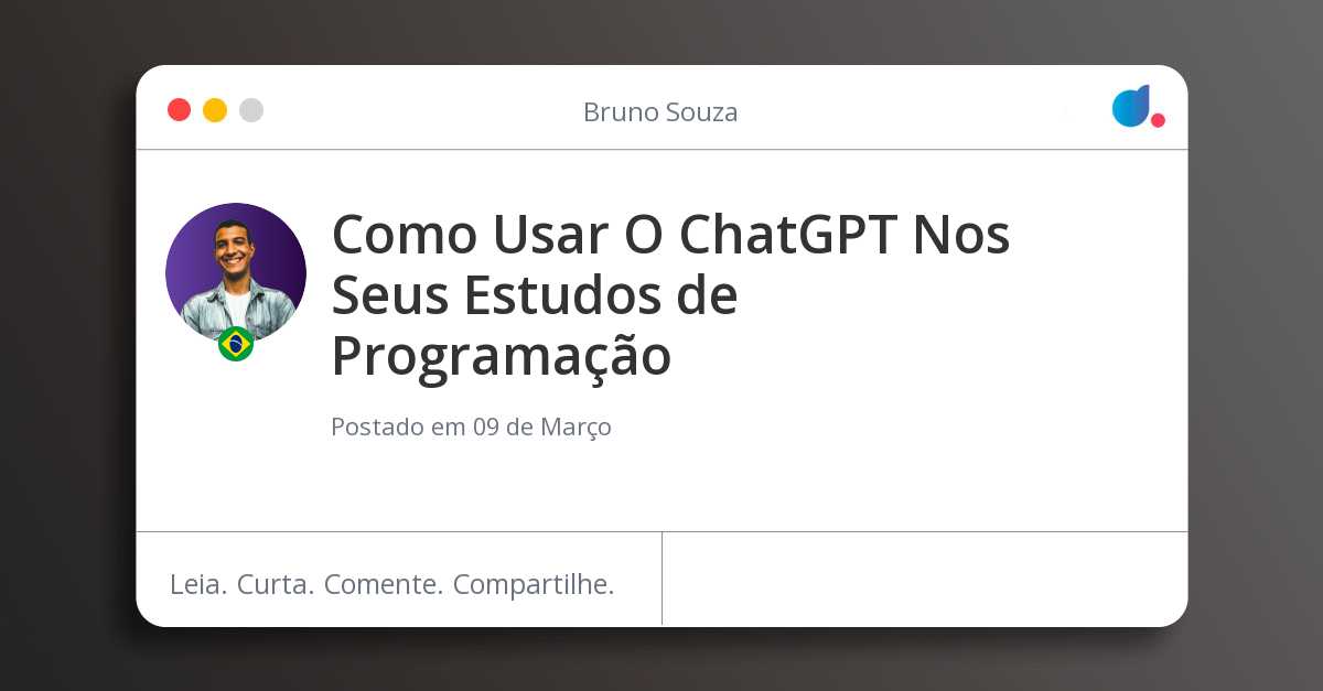 Como Usar O ChatGPT Nos Seus Estudos de Programação