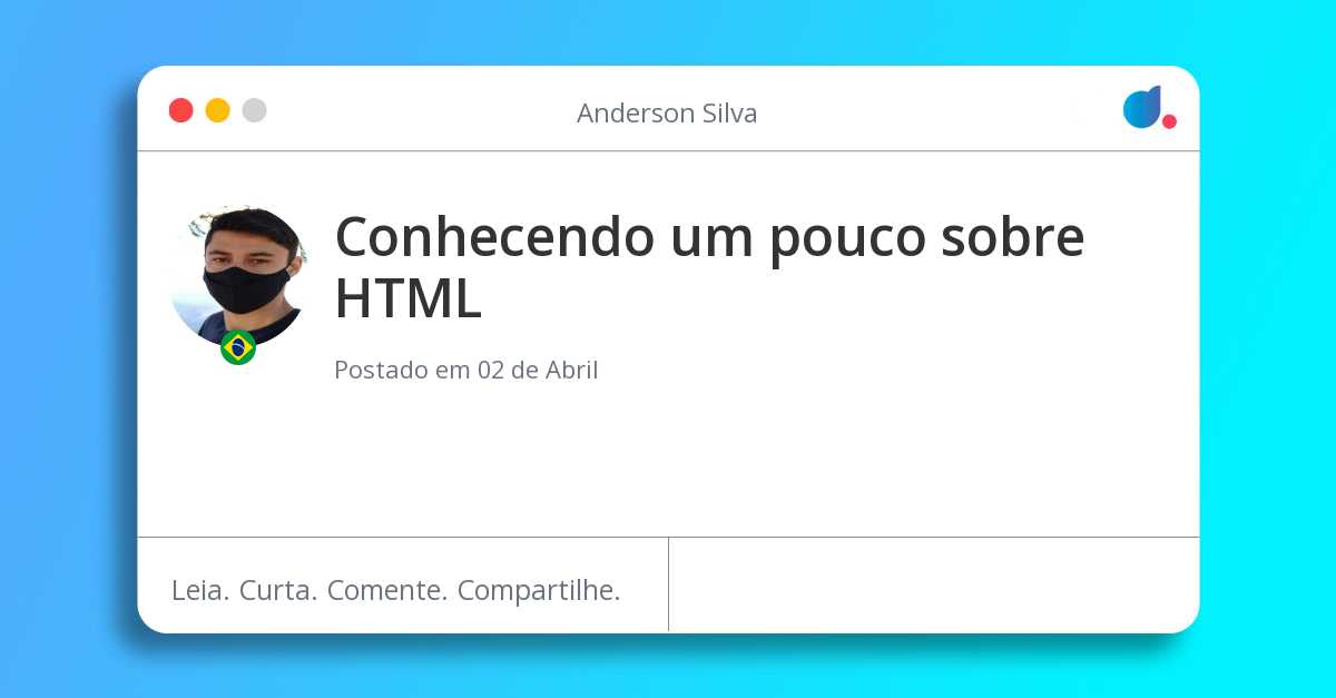 Conhecendo um pouco sobre HTML
