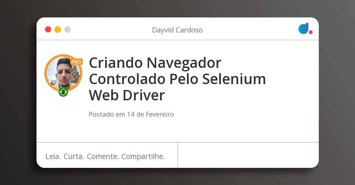 Navegando de Forma Automatizada em Aplicações Web Utilizando Selenium ...