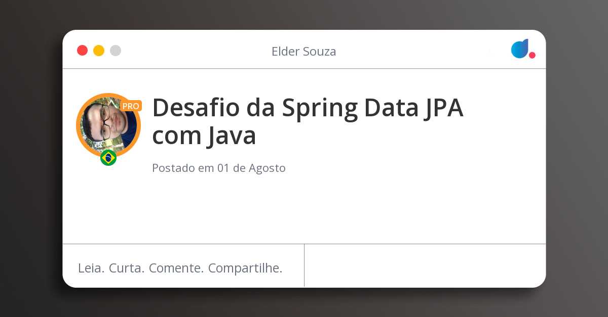 Desafio da Spring Data JPA com Java