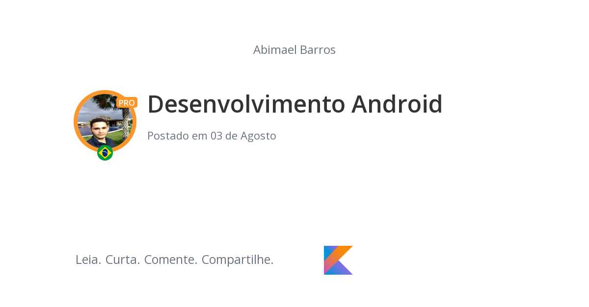 Desenvolvimento Android