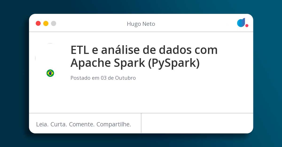 ETL e análise de dados com Apache Spark (PySpark)