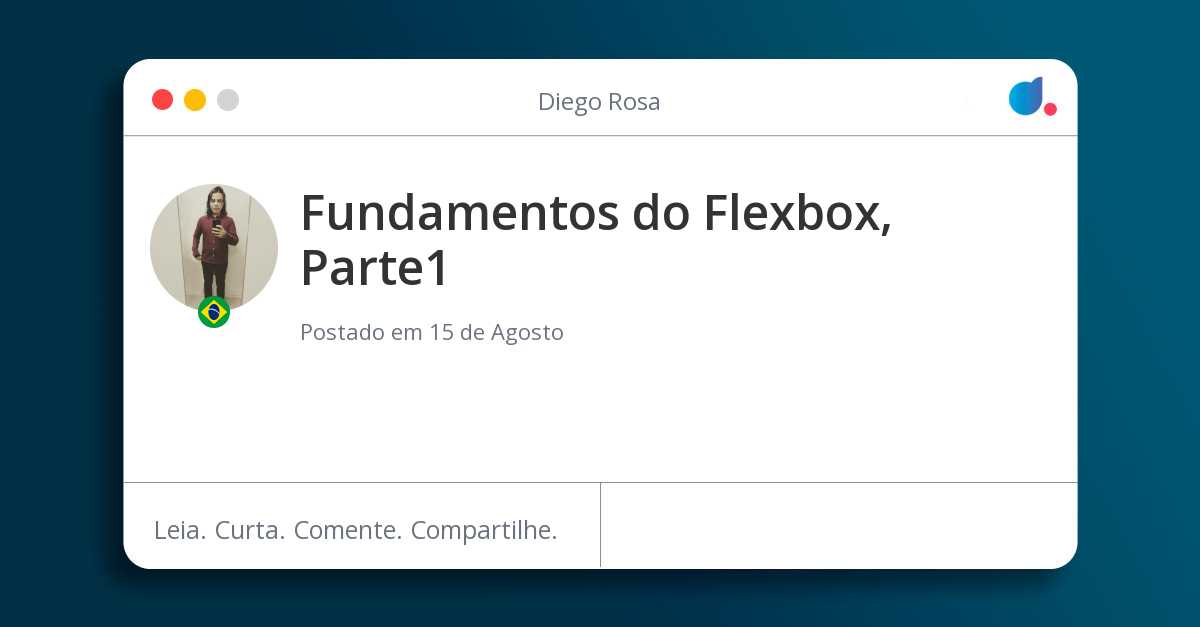 Fundamentos do Flexbox, Parte1