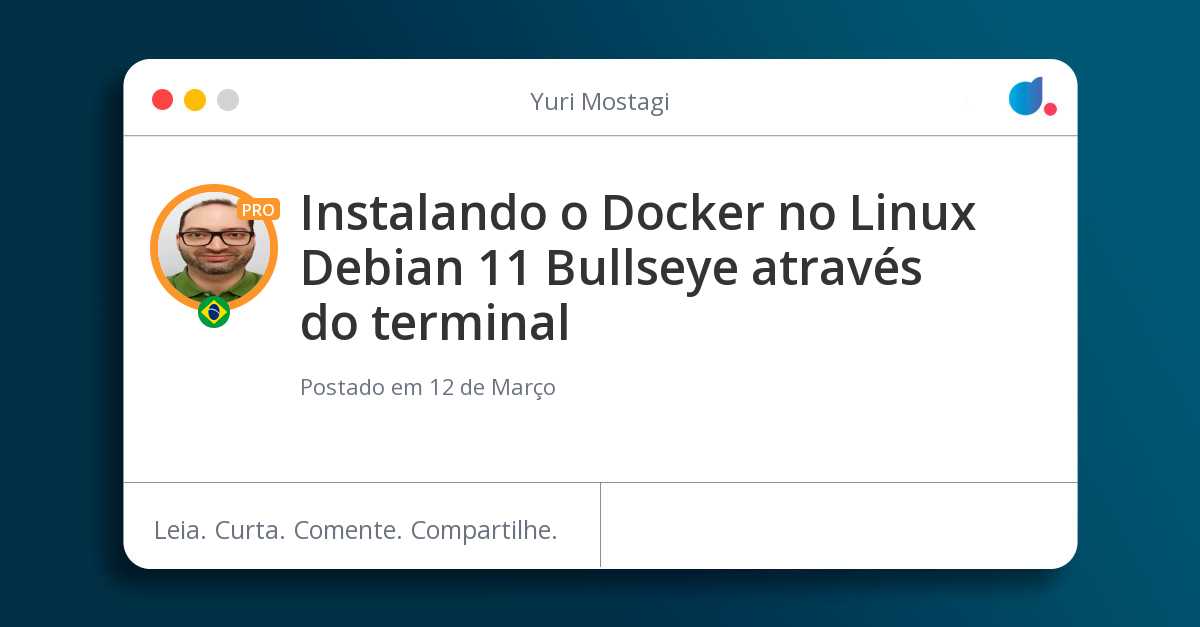 Instalando o Docker no Linux Debian 11 Bullseye através do terminal
