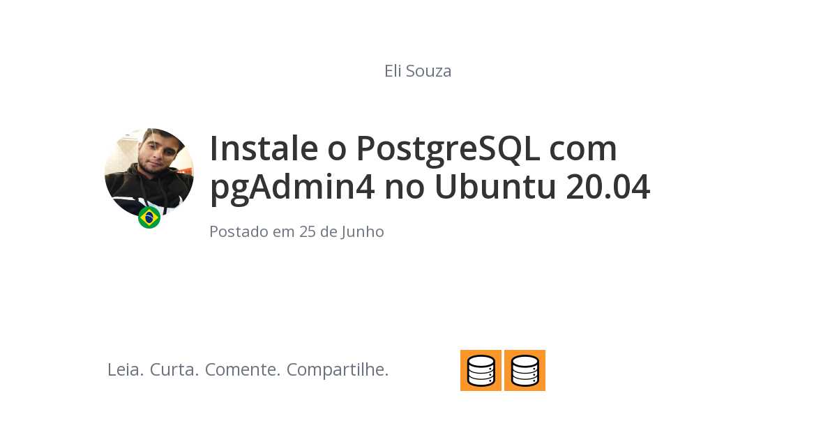 Instale O Postgresql Com Pgadmin4 No Ubuntu 2004 