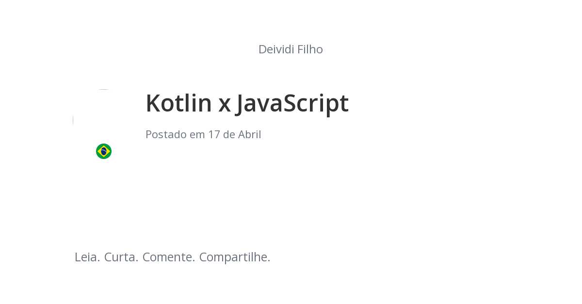 Kotlin X Javascript 0275