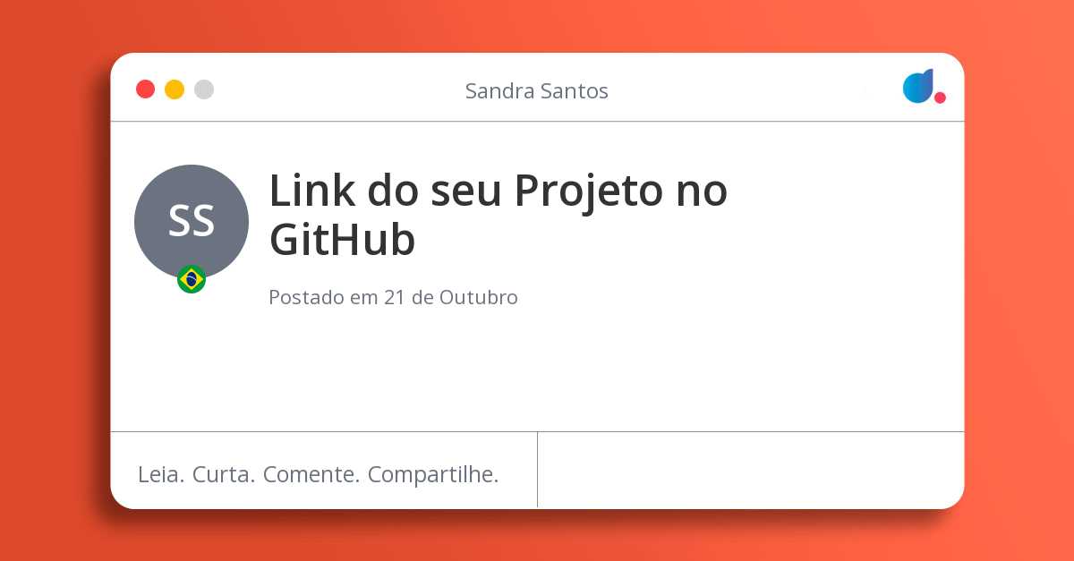 Link Do Seu Projeto Com Github Pages 8255