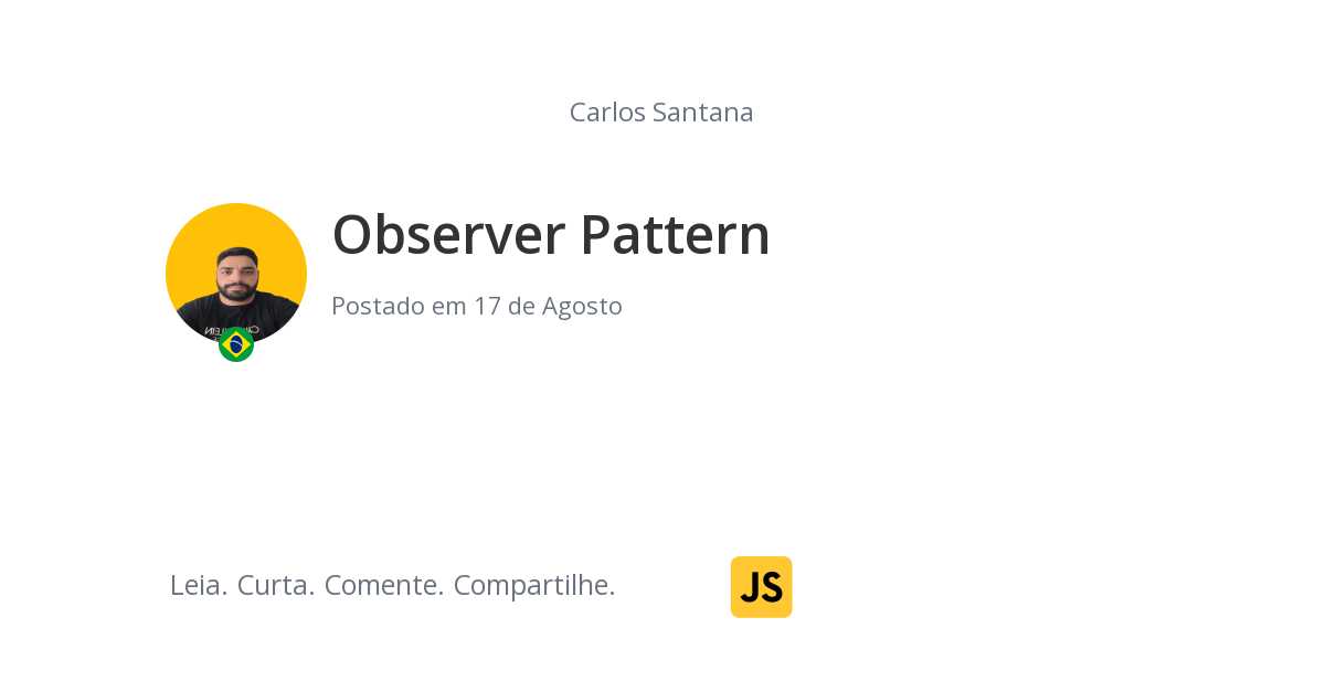 Observer Pattern Observer Pattern