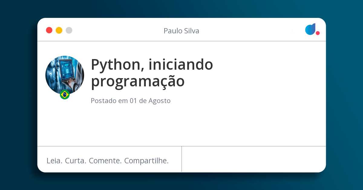Python, iniciando programação
