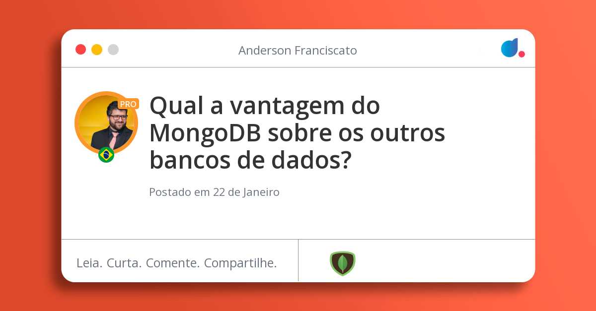 Qual a vantagem do MongoDB sobre os outros bancos de dados?
