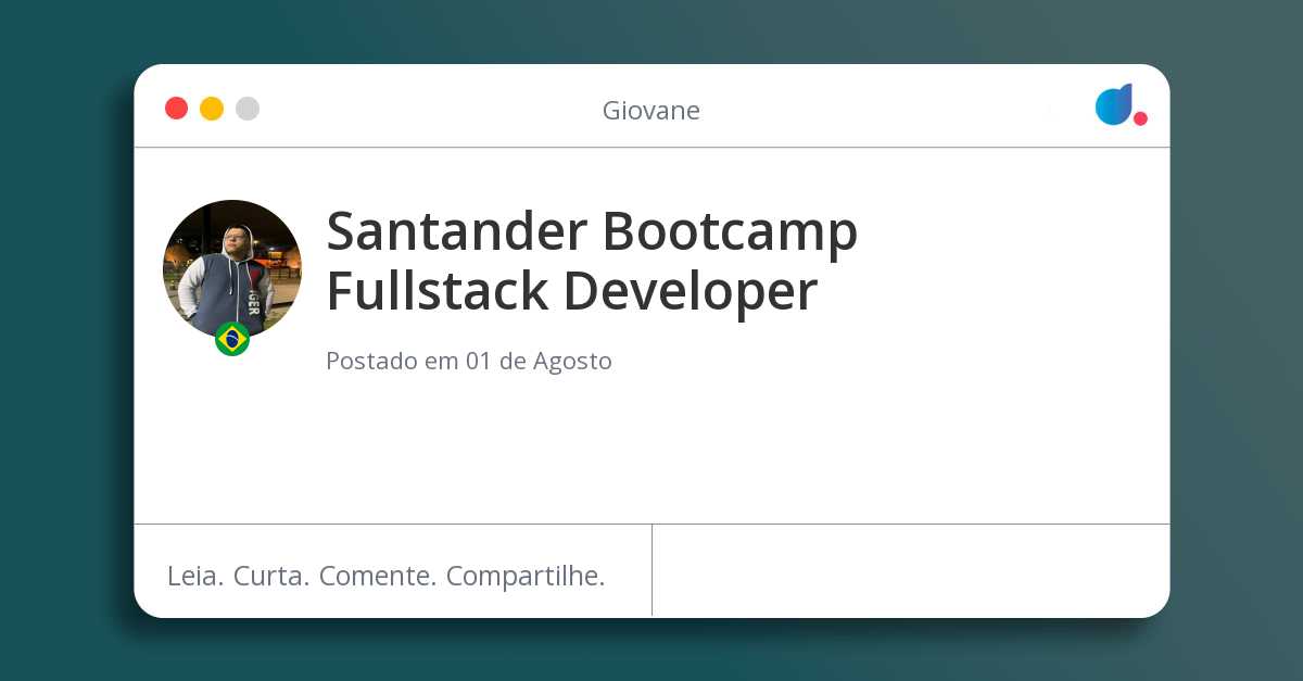 Santander Bootcamp Fullstack Developer
