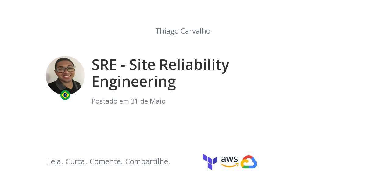 SRE - Site Reliability Engineering