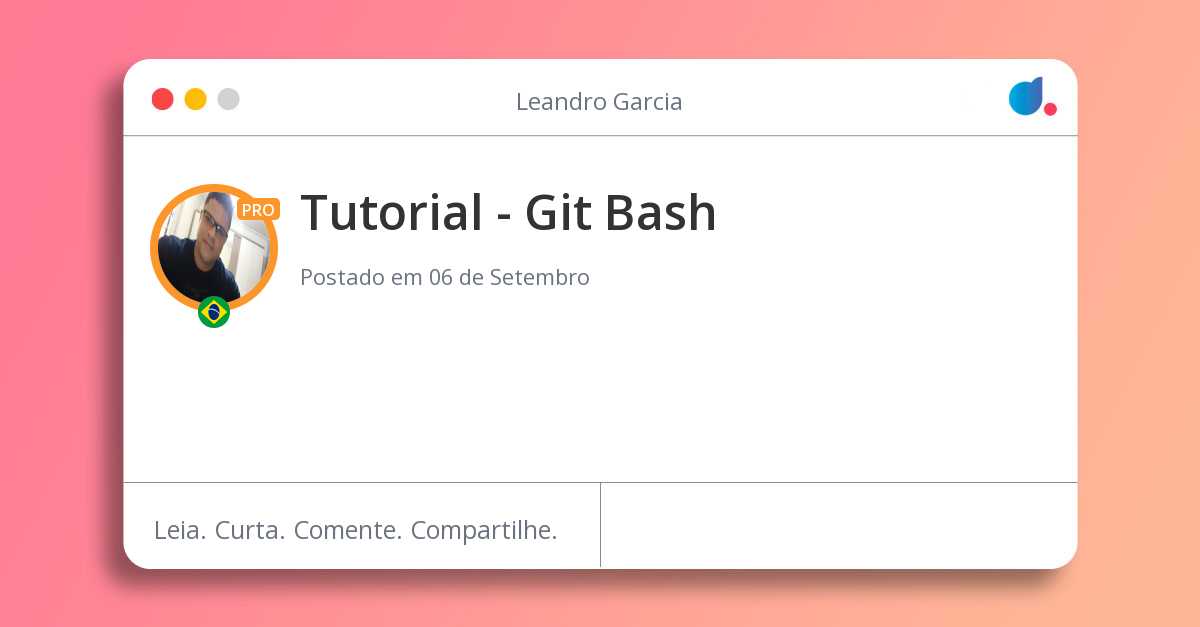 Tutorial - Git Bash