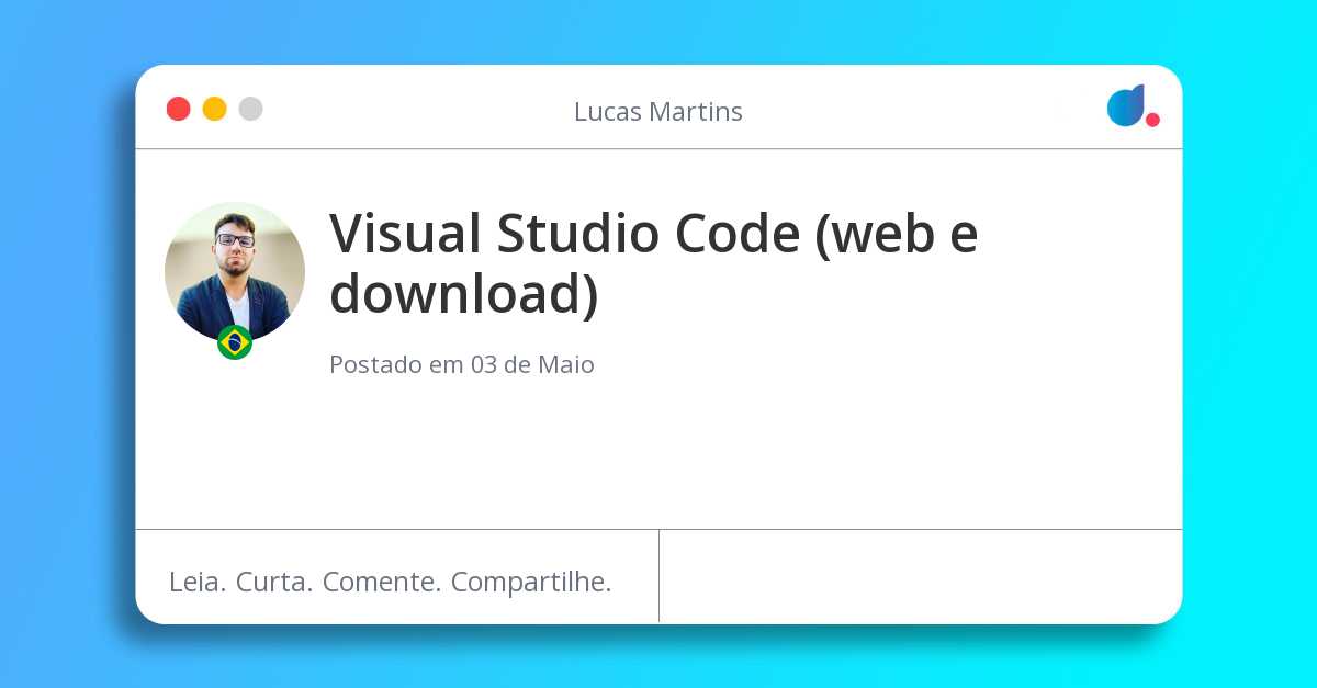Visual Studio Code (web e download)